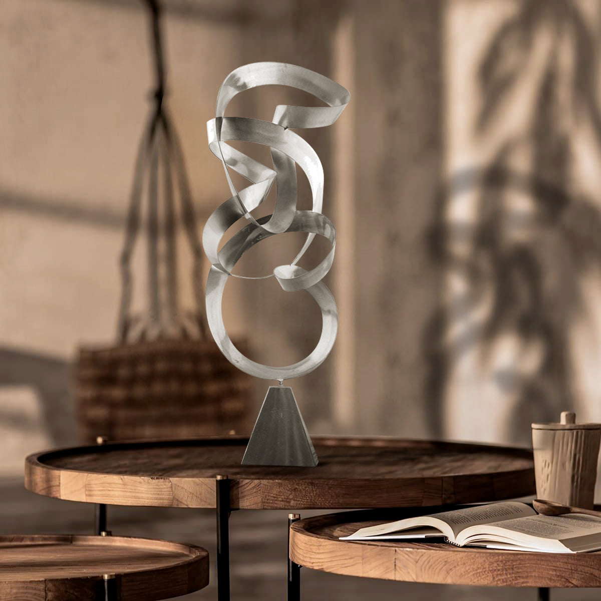 Infinite Path Metal Sculpture Original Artwork - Peterson Housewares ...